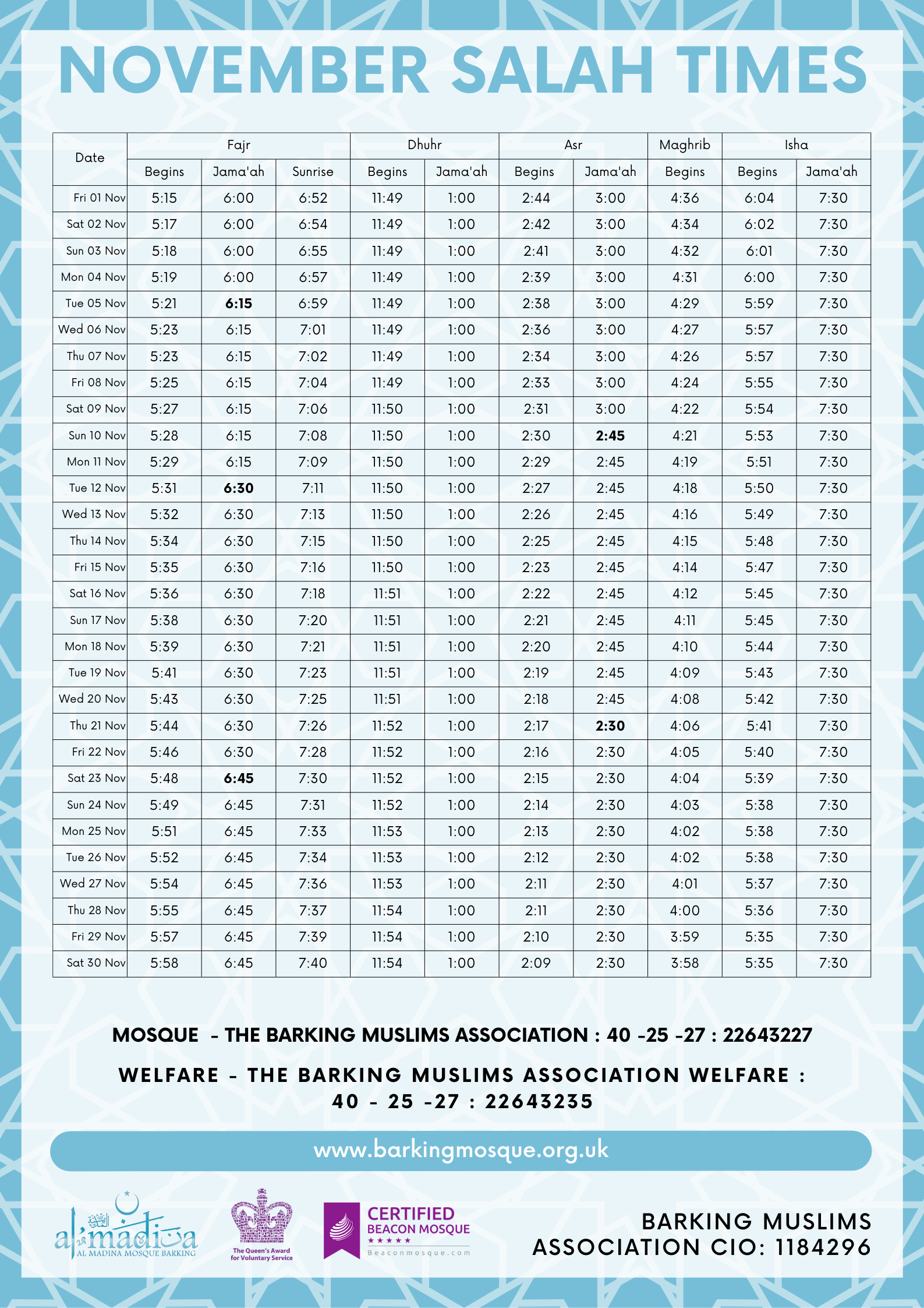 Al Madina Mosque – Barking
